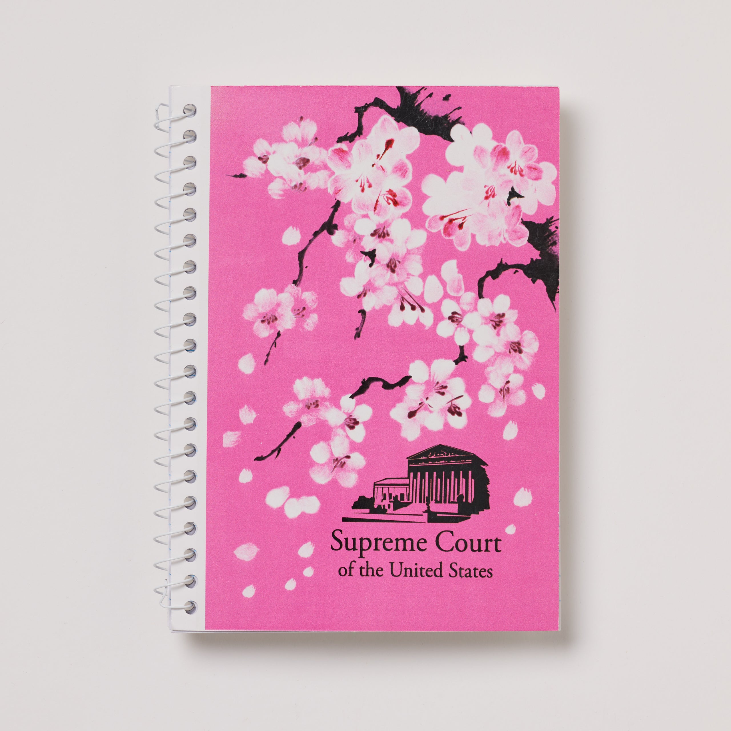 Supreme Court Cherry Blossom Spiral Journal – Supreme Court Gifts