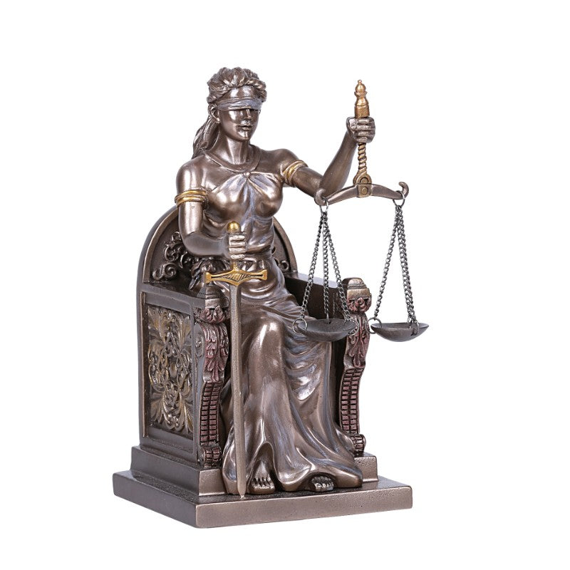 Lady Justice Red Chair – Supreme Court Gifts