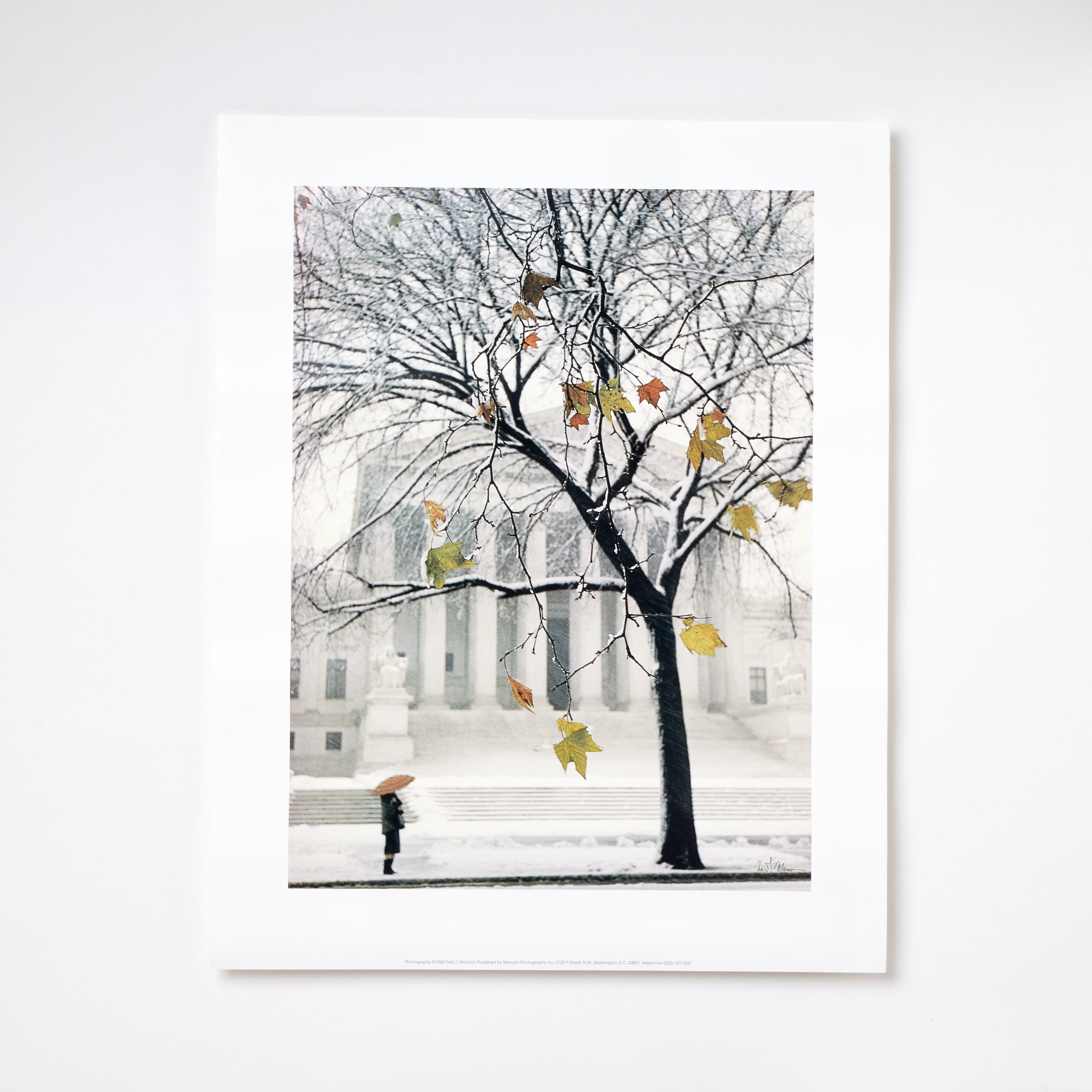 Supreme Court In Winter Poster – Supreme Court Gifts
