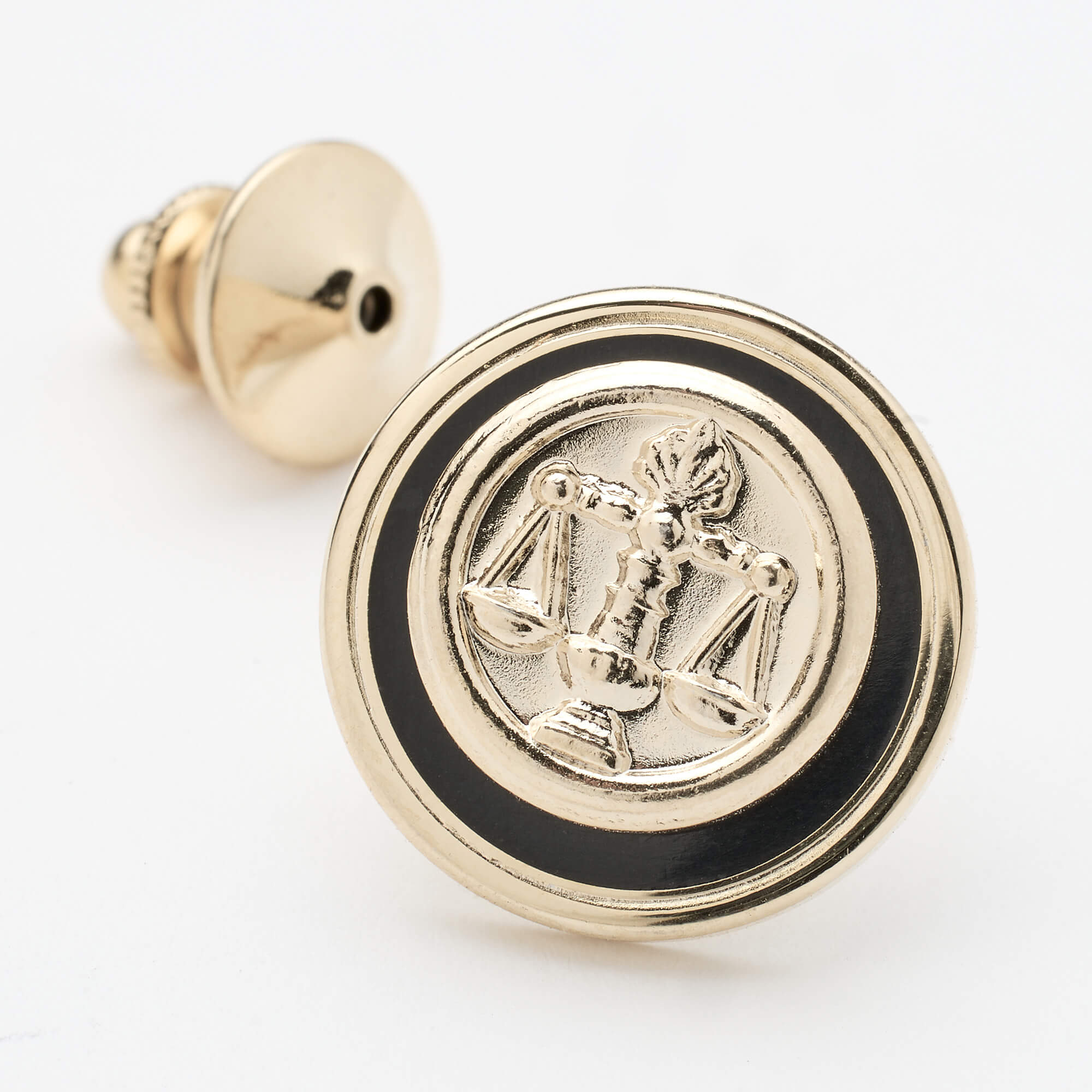 Tie Tack - 3-D Scales – Supreme Court Gifts